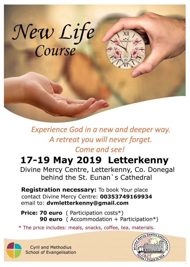 New Life Course Divine Mercy Centre - Diocese of Raphoe | Letterkenny ...